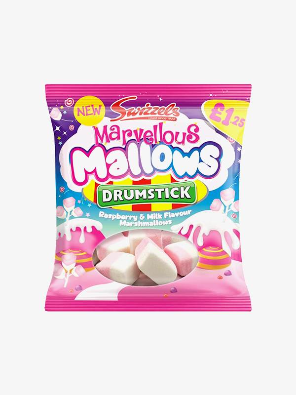 Swizzels Marvellous Mallows Drumstick 100g