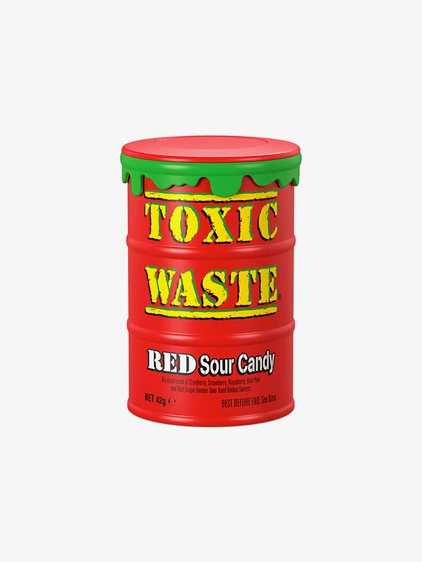 Toxic Waste Red Sour Candy 42g