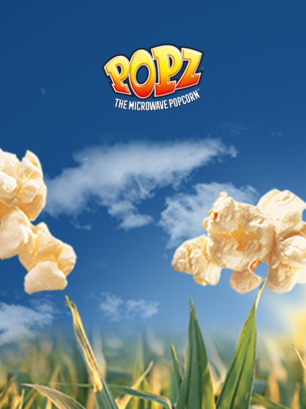 Popz Microwave Popcorn 50% Less Fat 90g