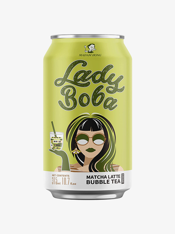Madam Hong Lady Boba Bubble Tea Matcha Latte 315ml