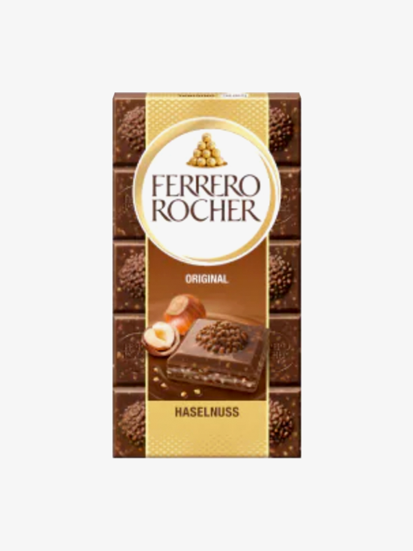 Ferrero Rocher Original Chocolate Bar 90g